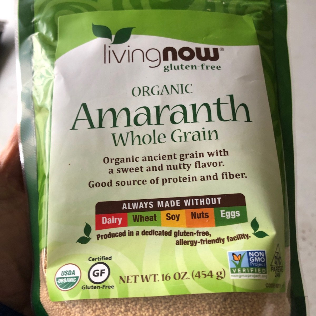 Now Foods Organic Amaranth Whole Grain Reviews Abillion