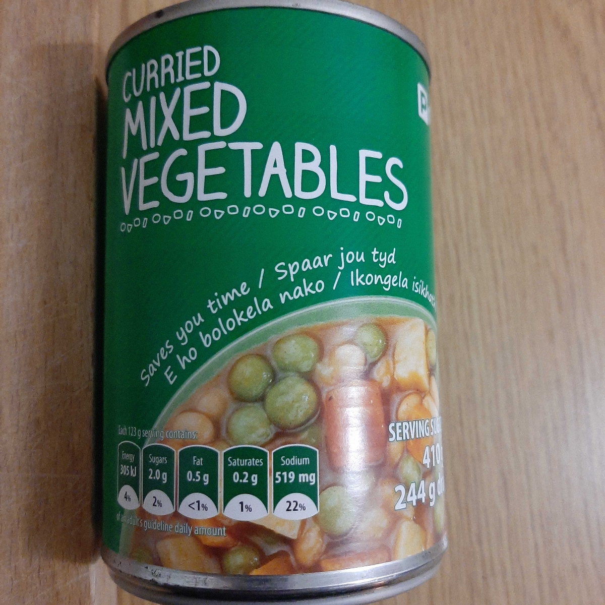 Curried mixed vegetables from Pick n Pay - Vegan Product Reviews ...