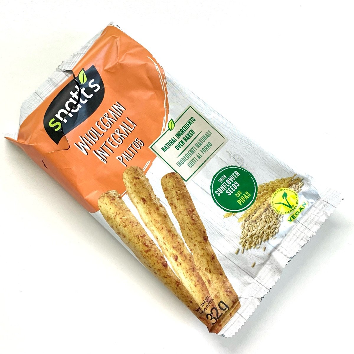 Palitos 100% integrales from snatt’s - Vegan Product Reviews & Ratings ...