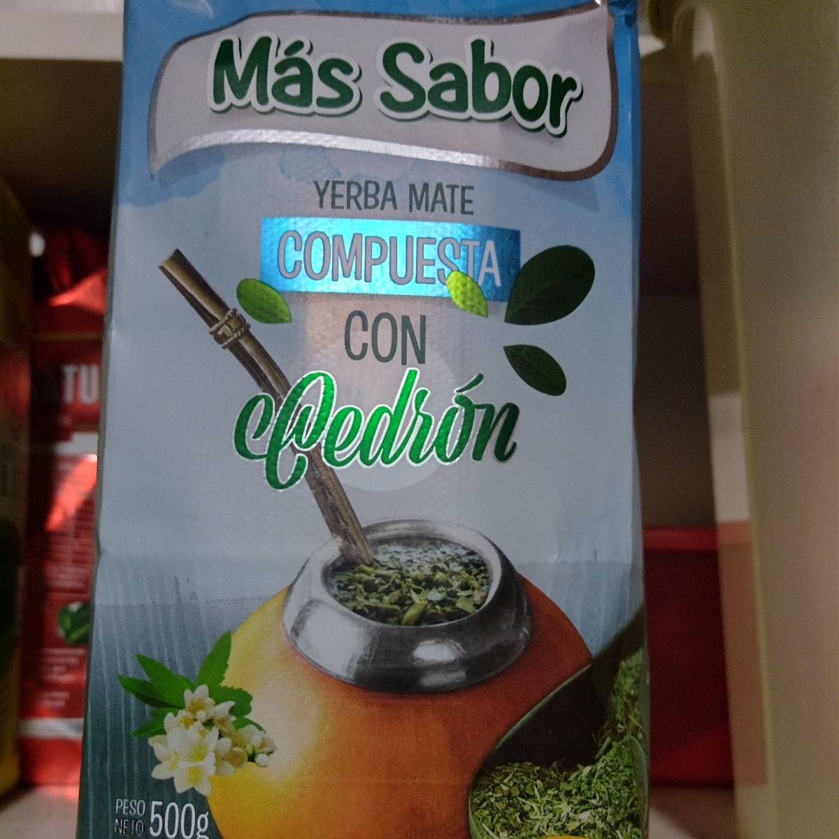 Yerba Mate Con Cedrón from Más sabor - Vegan Product Reviews & Ratings ...