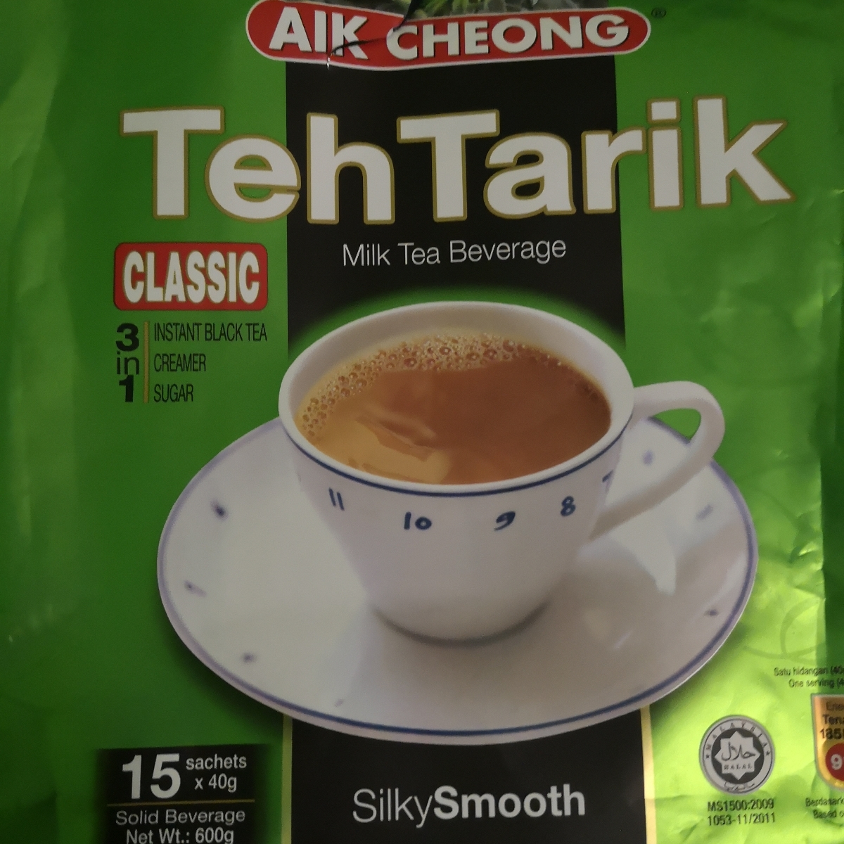 Teh tarik from Aik cheong Teh tarikh Milk Tea - Vegan Product Reviews ...