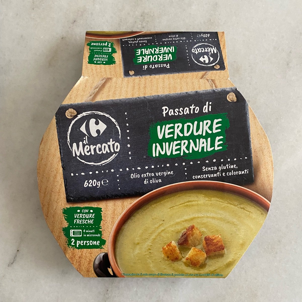 Passato di verdure invernali from Il mercato carrefour - Vegan Product ...