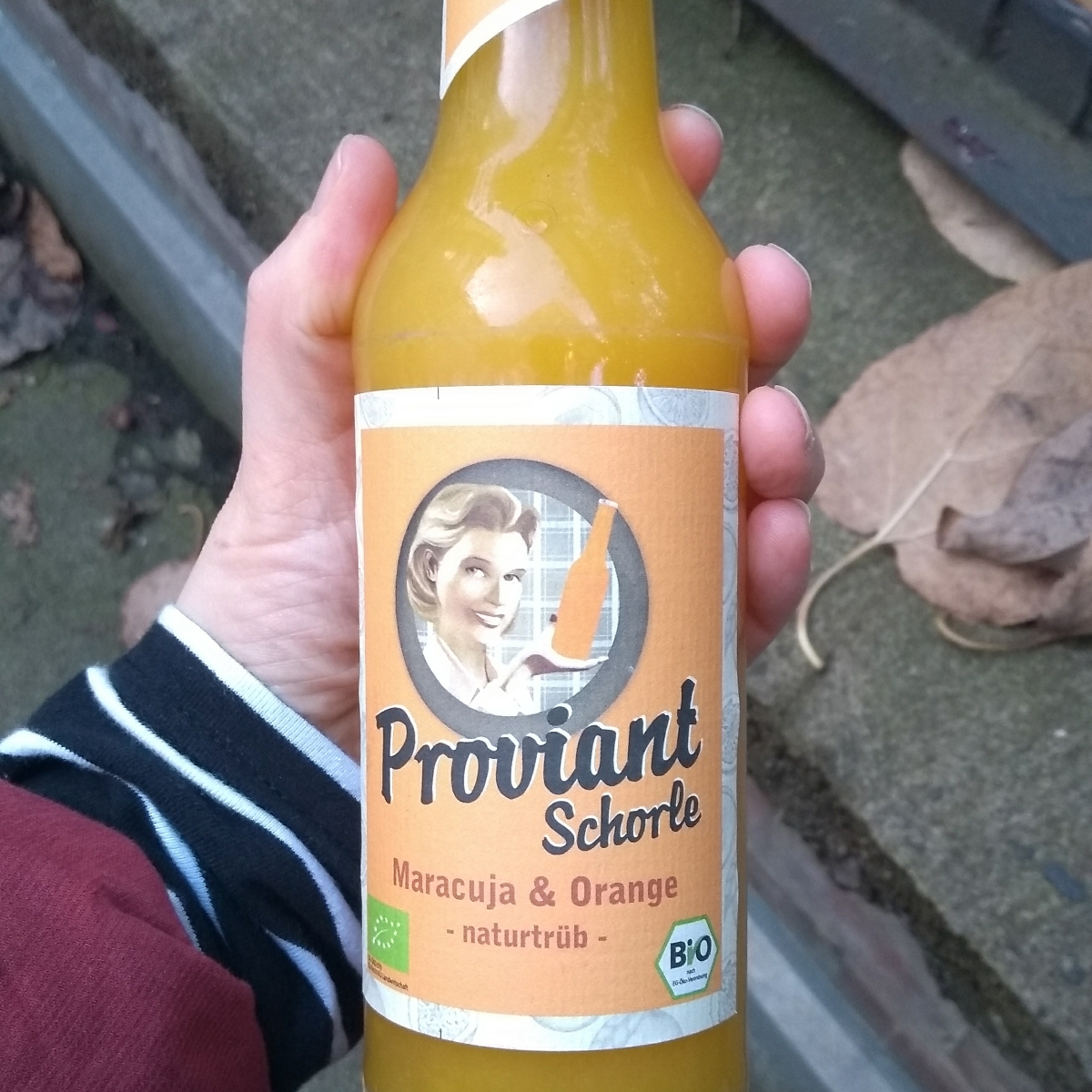 Orange Maracuya schorle from Proviant - Vegan Product Reviews & Ratings ...