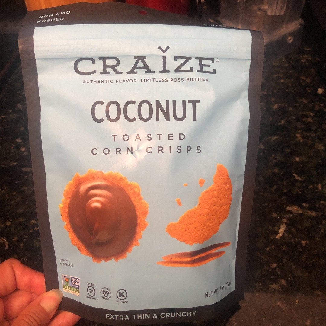 Coconut Toasted Corn Crisps from Craize - Vegan Product Reviews ...
