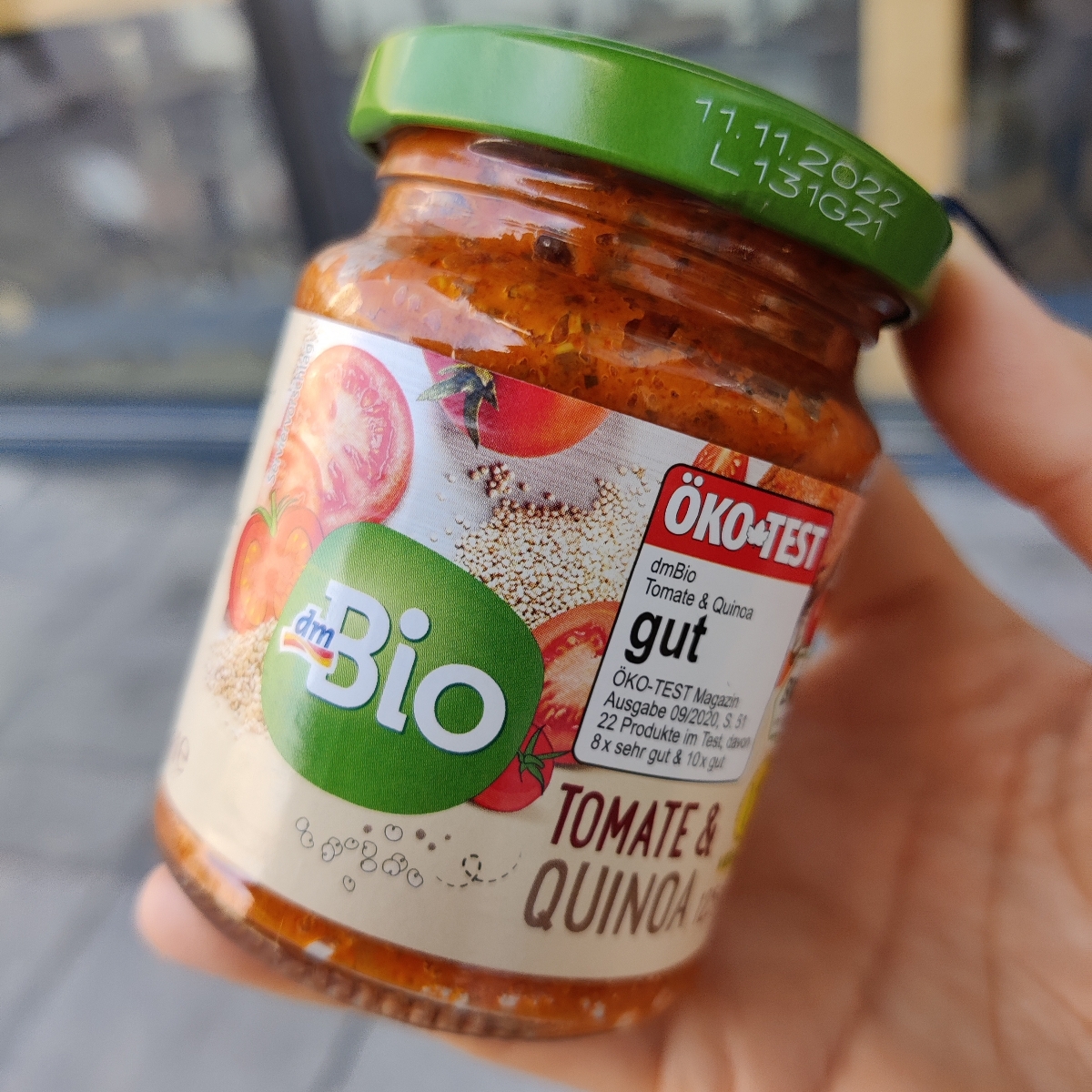 Tomate & Quinoa from dmBio - Vegan Product Reviews & Ratings | abillion