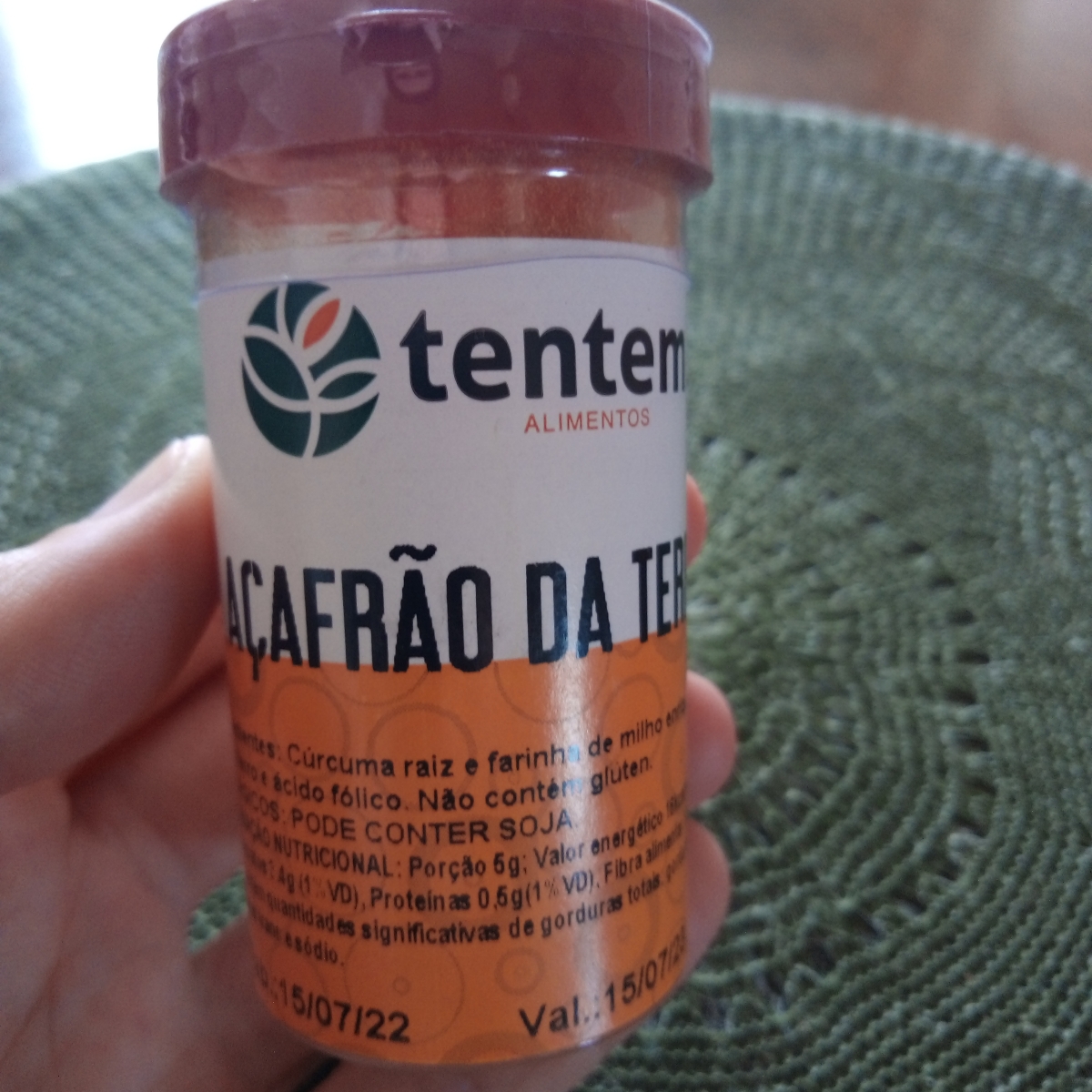 Açafrão da terra from Tentem - Vegan Product Reviews & Ratings | abillion