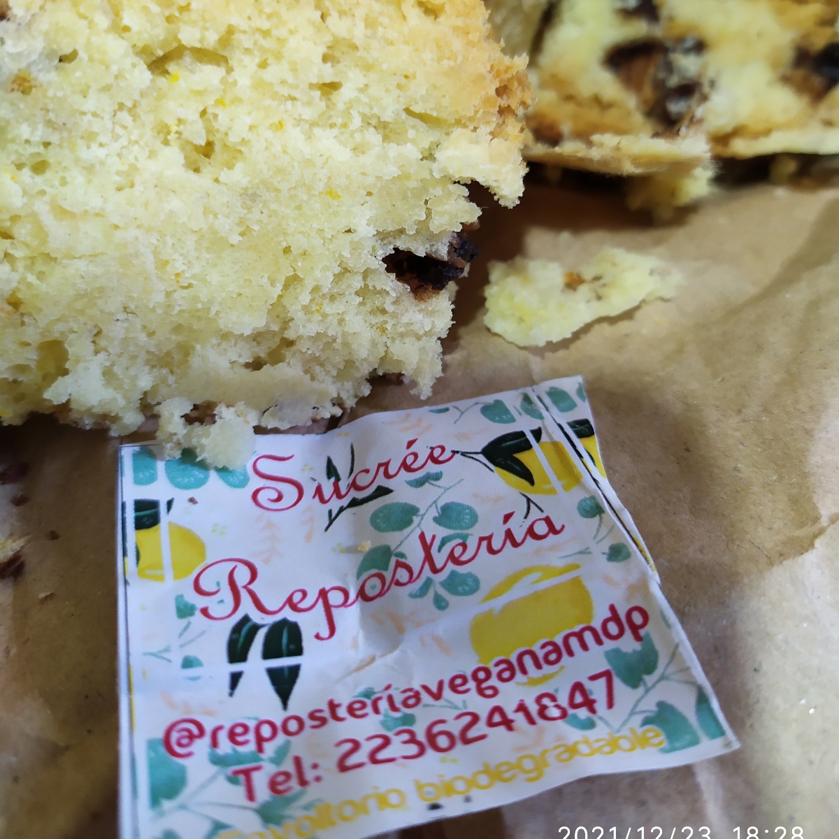 Pan dulce from Sucree repostería vegana mdp - Vegan Product Reviews ...