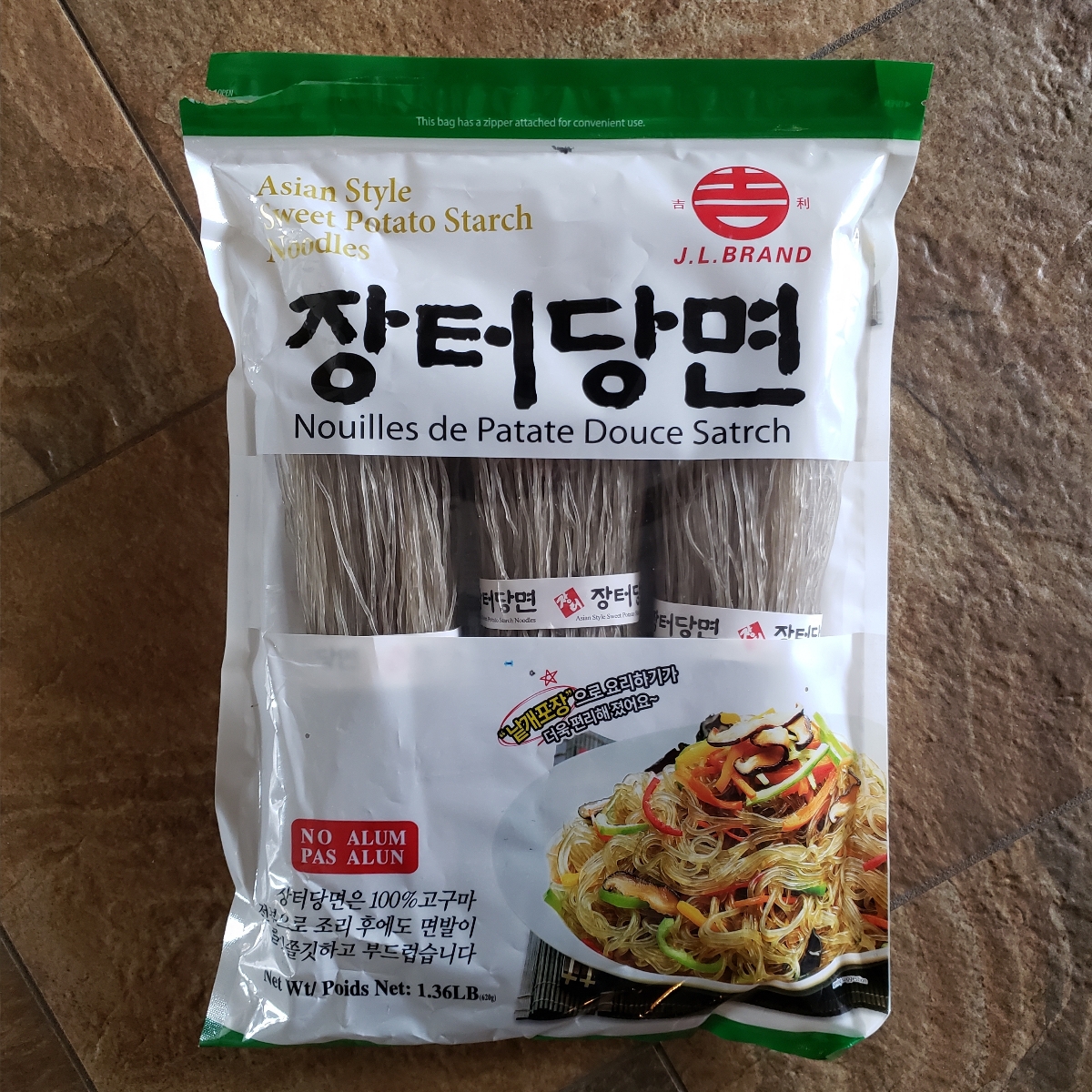 Asian Style Sweet Potato Starch Noodles from J.L. Brand - Vegan Product ...
