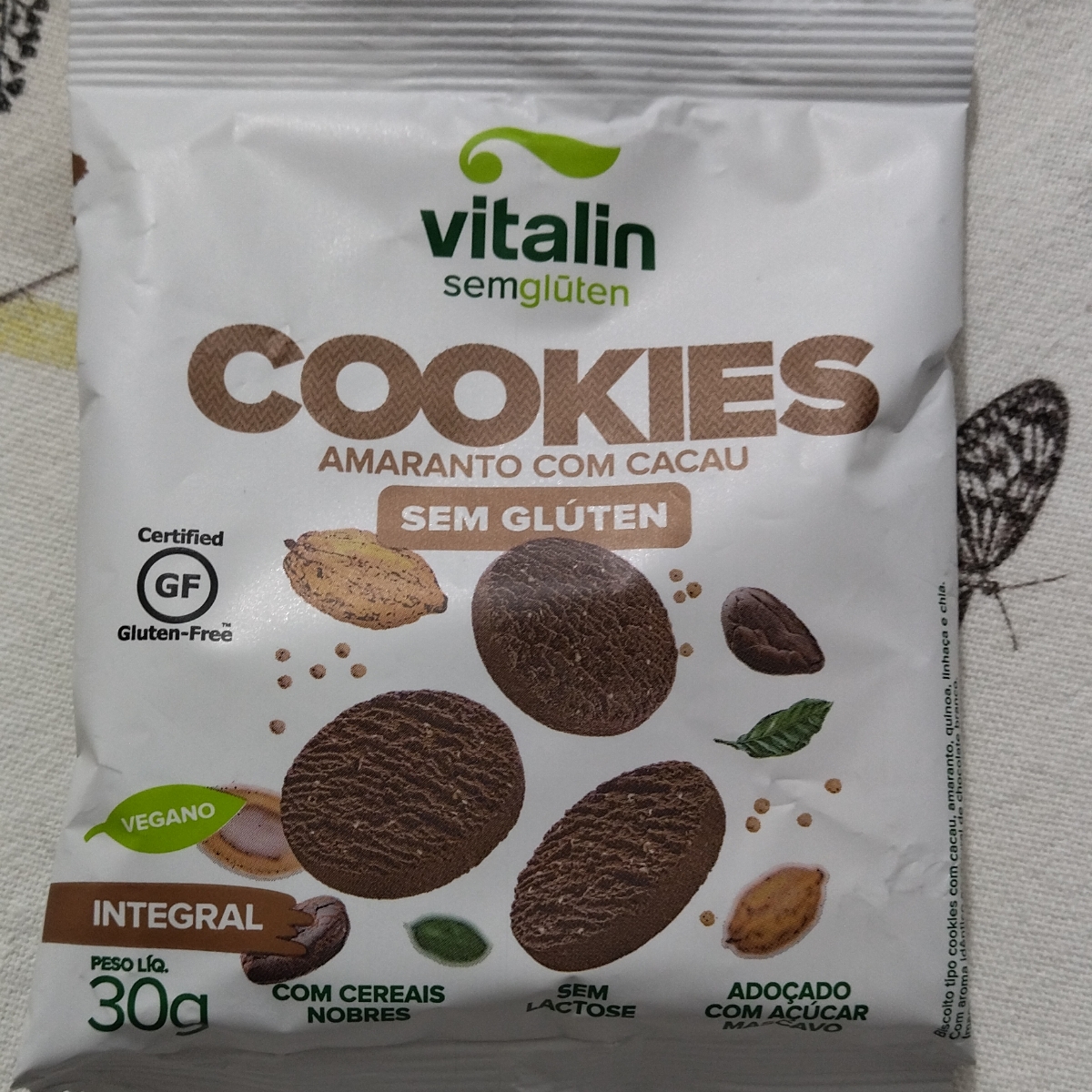 Cookies de amaranto com cacau from Vitalin - Vegan Product Reviews ...