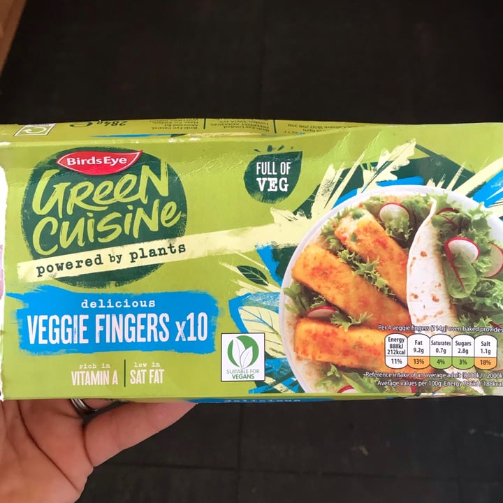 Findus Green Cuisine Veggie Fingers Review | abillion