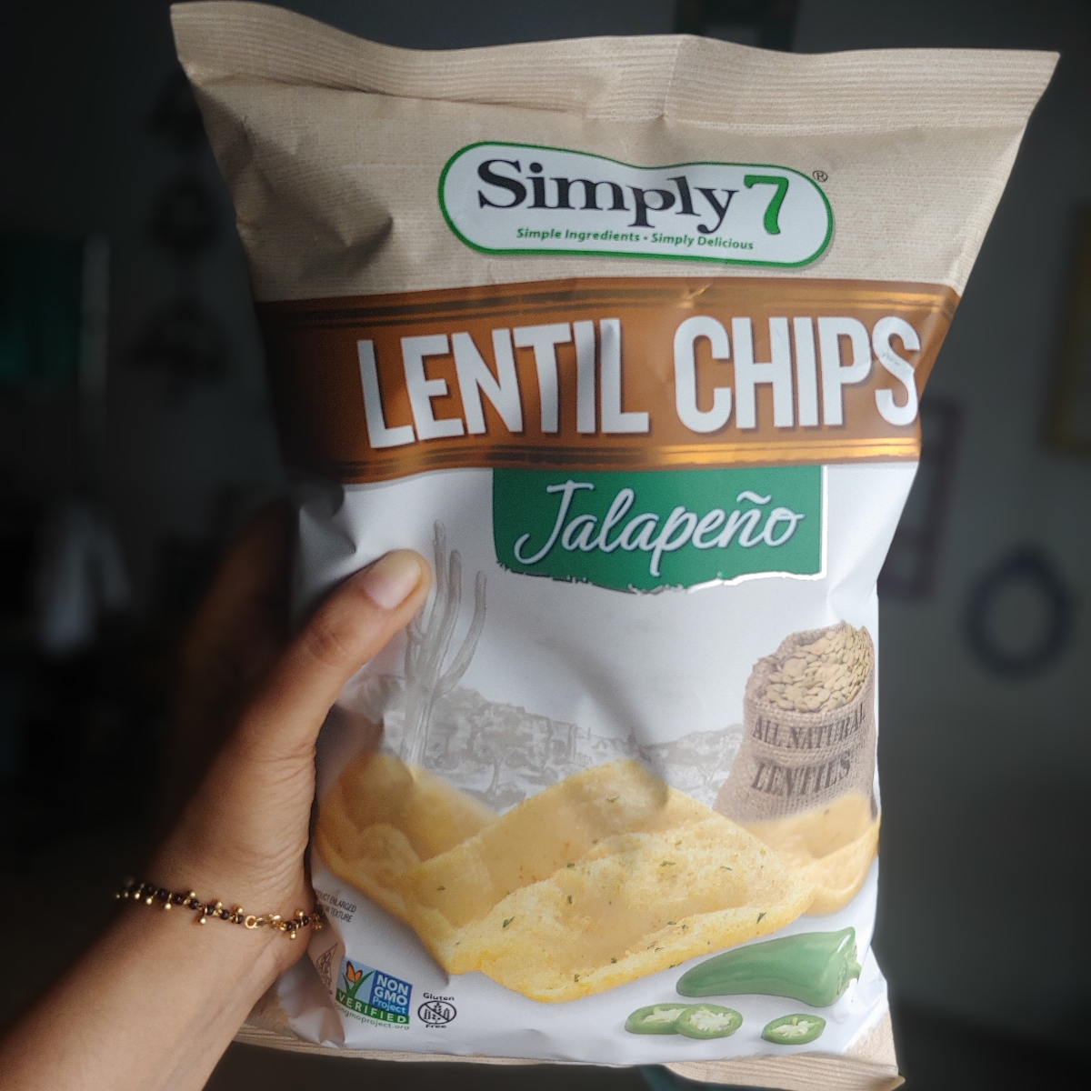 Lentil Chips (Jalapeño) from Simply 7 Snacks - Vegan Product Reviews ...