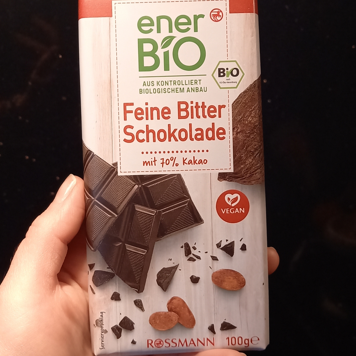 Feine Bitter Schokolade from enerBio - Vegan Product Reviews & Ratings ...