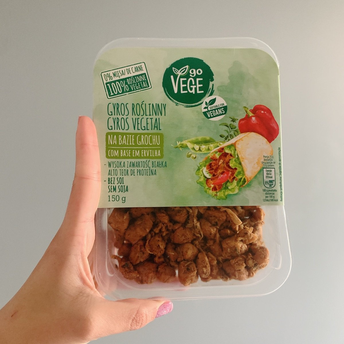 Gyros roślinny - Gyros vegetal from Go Vege - Vegan Product Reviews ...