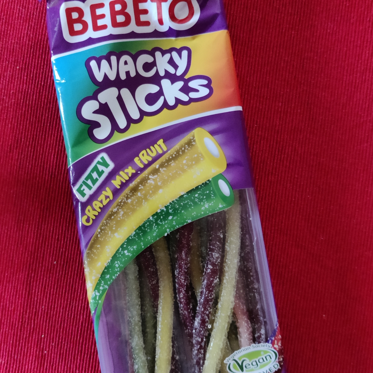 Wacky sticks fizzy crazy mix fruit from Bebeto - Vegan Product Reviews ...