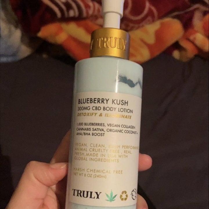 Truly Beauty CBD body lotion Review | abillion