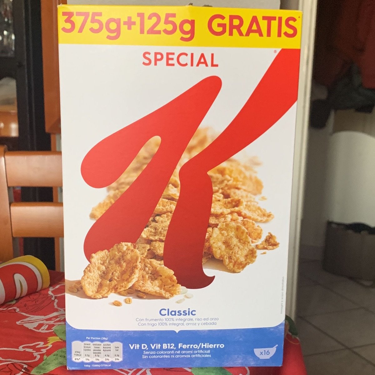 Special k classic Fiocchi multicereali from Kellogg's - Vegan Product ...