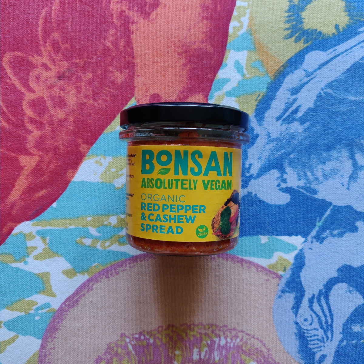 Red pepper and cashew spread from Bonsan - Vegan Product Reviews ...