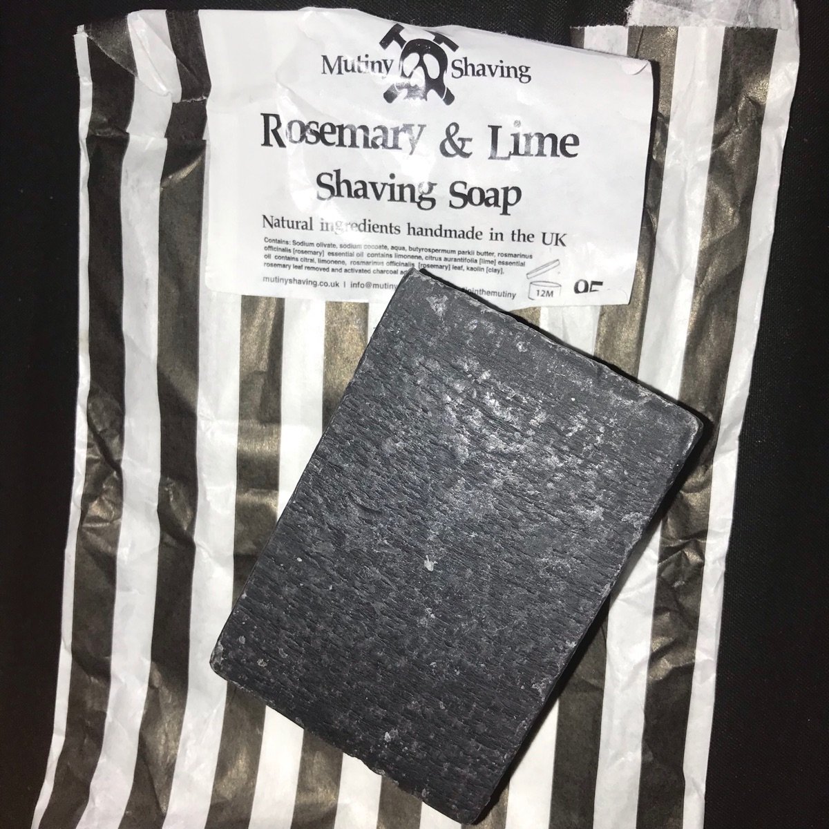 Rosemary and Lime Shaving Soap from Mutiny Shaving - Vegan Product ...