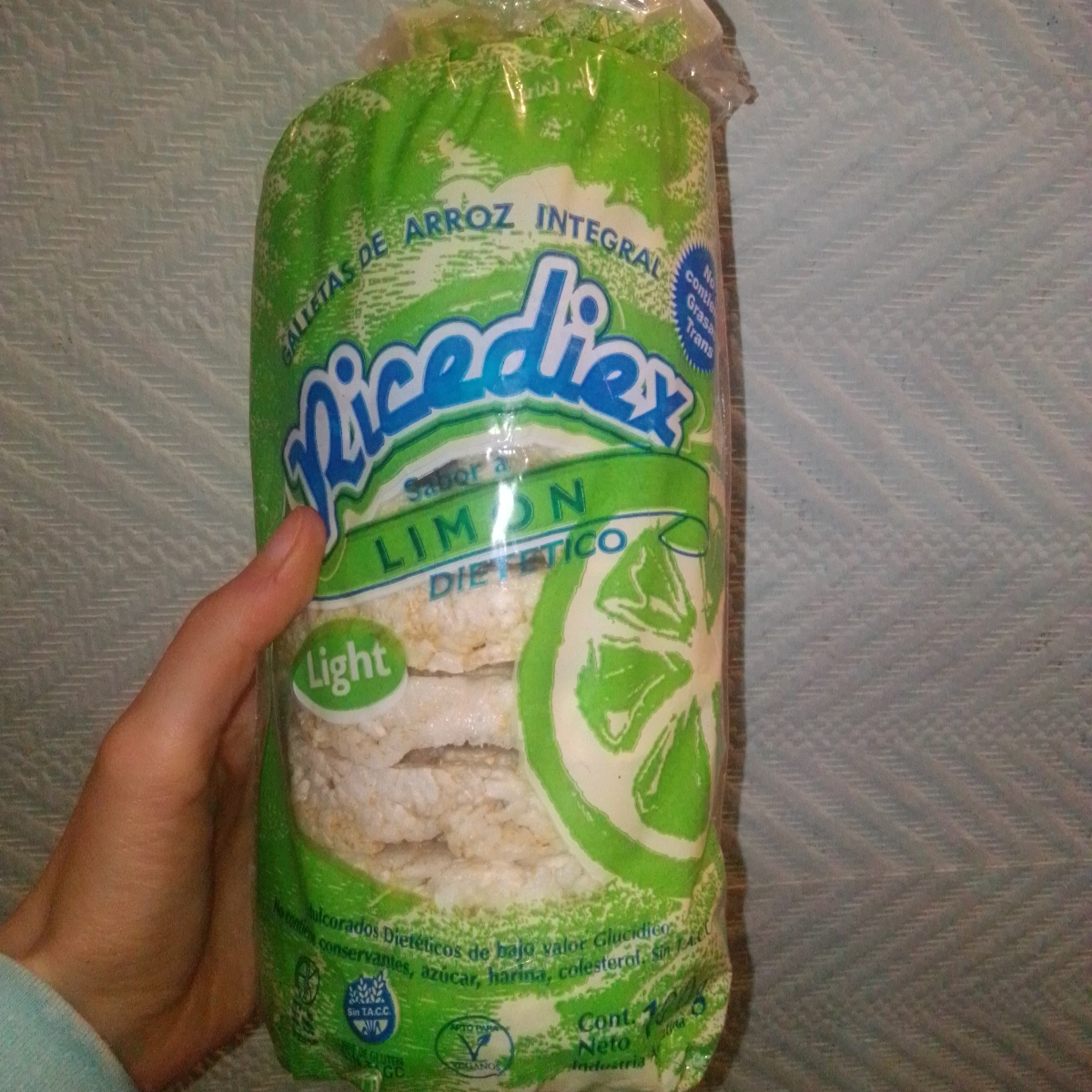 Galletas de Arroz Integral sabor a Limón from Ricediex - Vegan Product ...