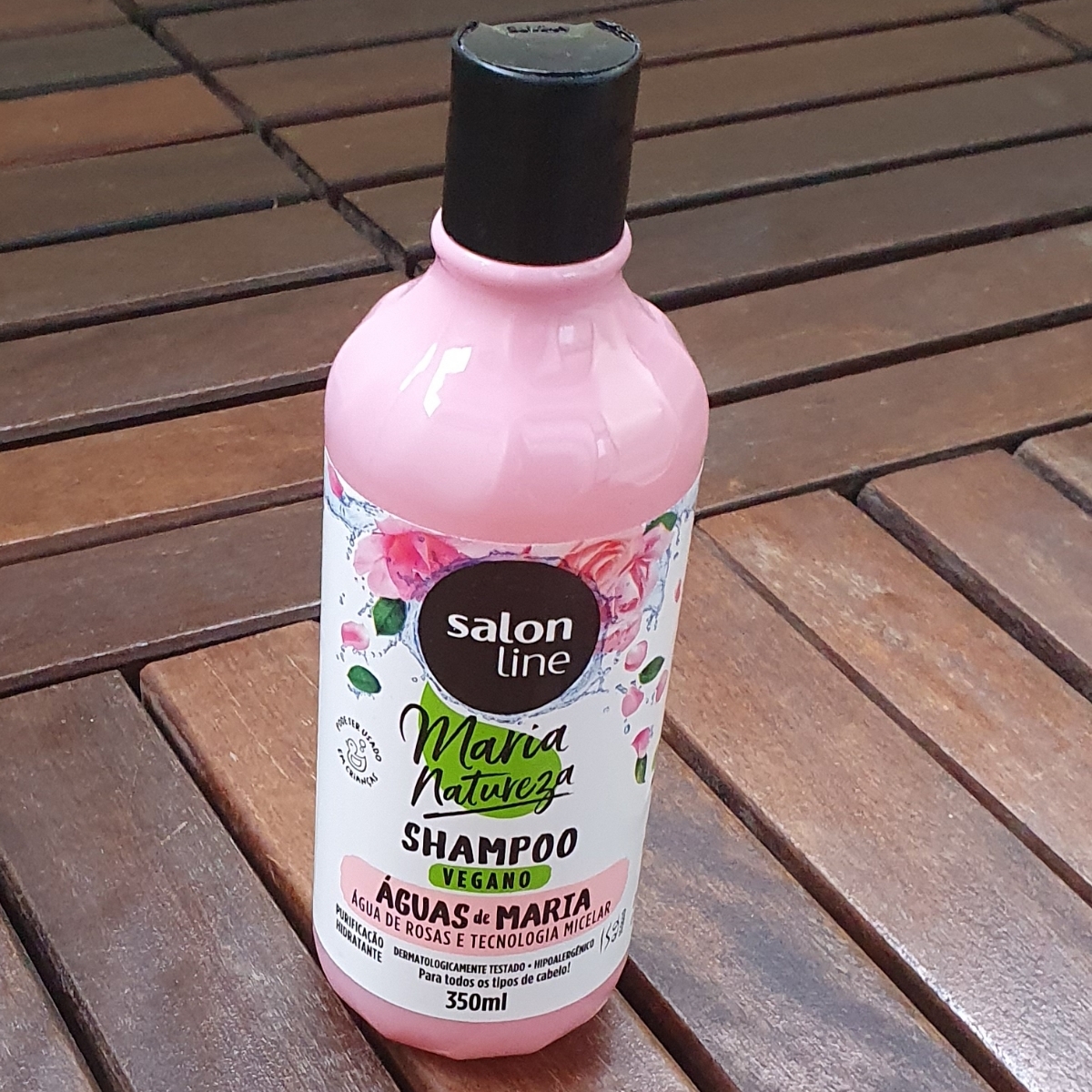 Shampoo Maria Natureza Água de Rosas from Salon line - Vegan Product ...