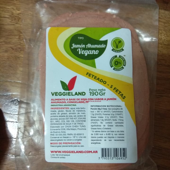Veggieland Jamón Ahumado Vegano Feteado Review | abillion