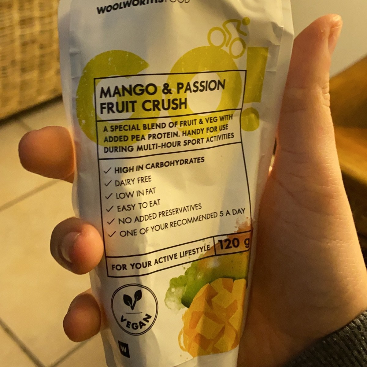 Mango passion fruit crush from Woolworths Food - Vegan Product Reviews ...