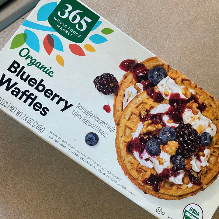 365 Whole Foods Market Organic Blueberry Waffles Review | abillion