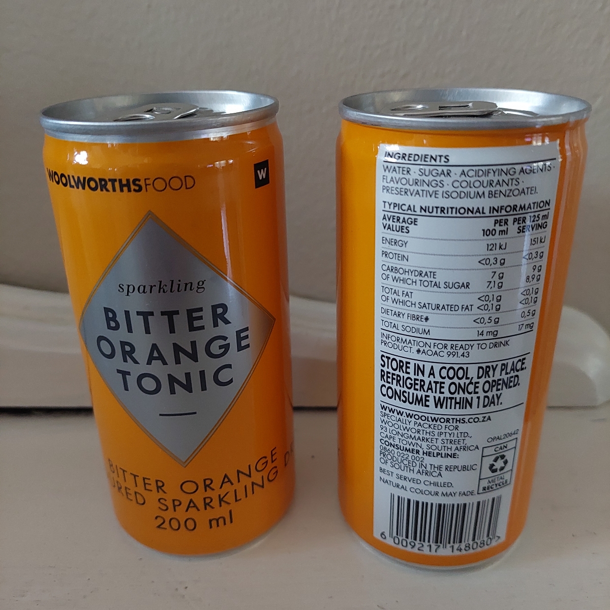 Bitter Orange Tonic from Woolworths Food - Vegan Product Reviews ...
