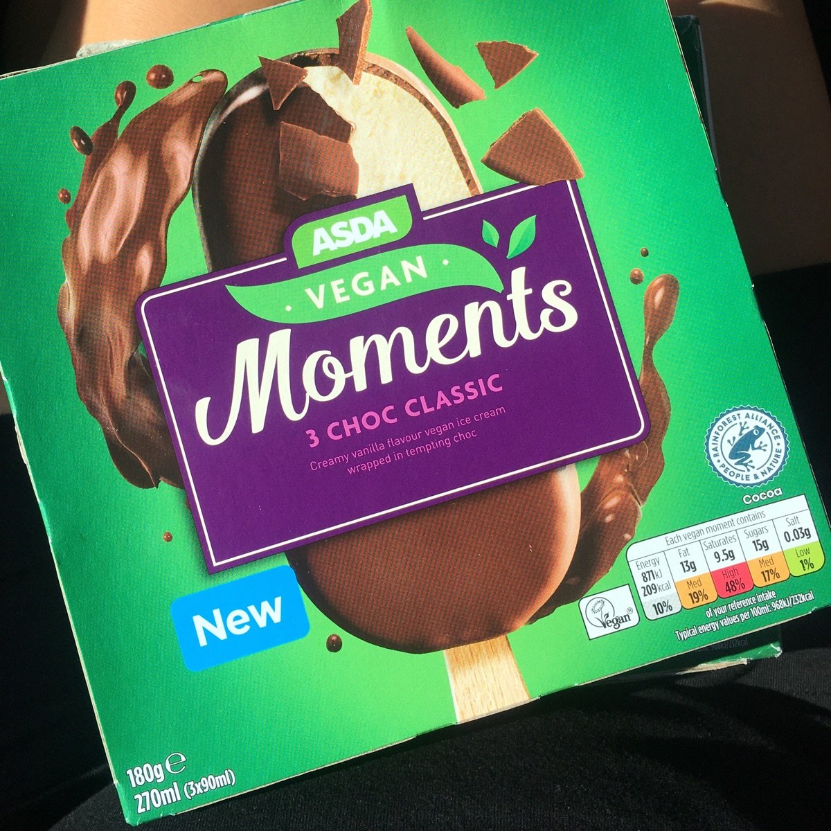 Moments choc classic from ASDA - Vegan Product Reviews & Ratings | abillion