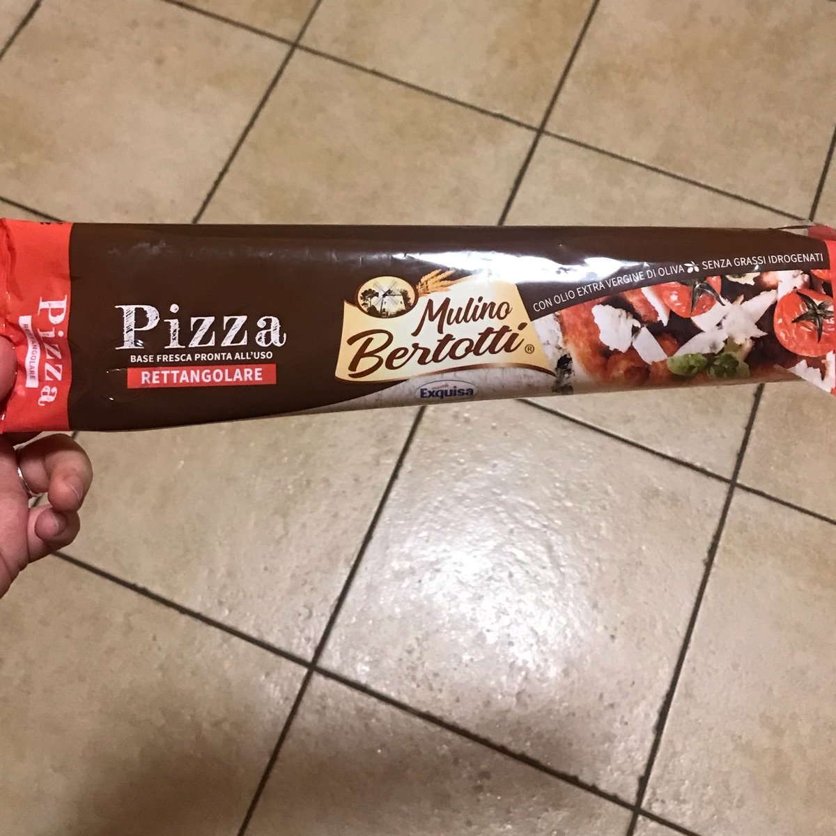 Pizza base fresca pronta all’uso rettangolare from Mulino bertotti ...