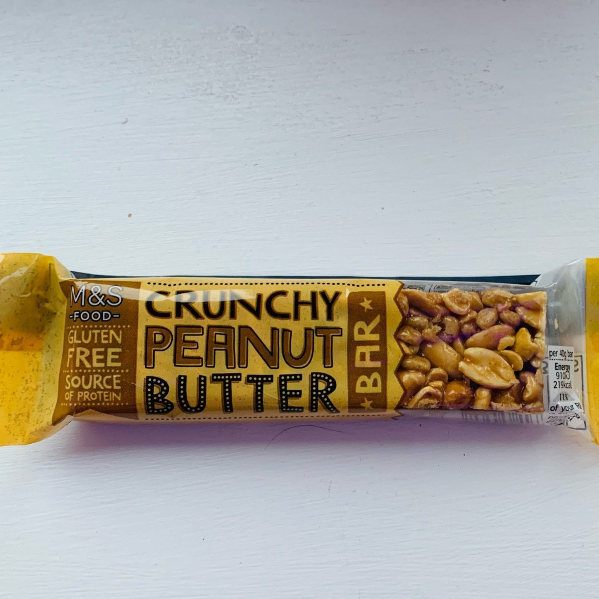 Crunchy Peanut Butter Bar from Marks & Spencer Food (M&S) - Vegan ...