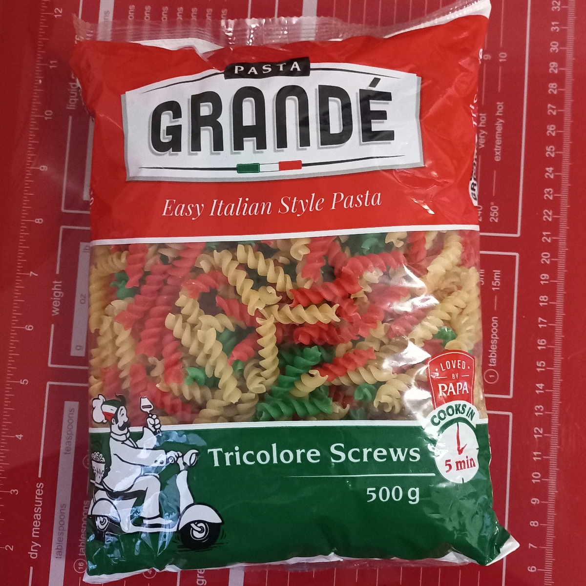 Pasta Grande - Tricolore screws Review | abillion