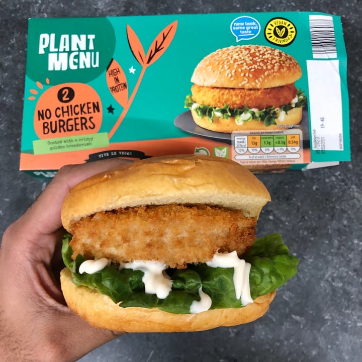 Plant Menu No Chicken Burger Review | abillion