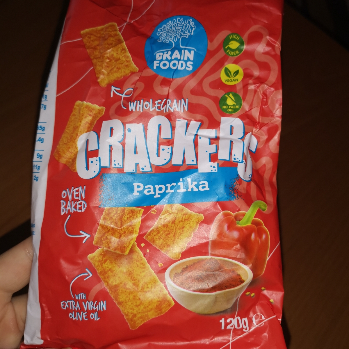 Crackers Paprika from Brain Foods - Vegan Product Reviews & Ratings ...