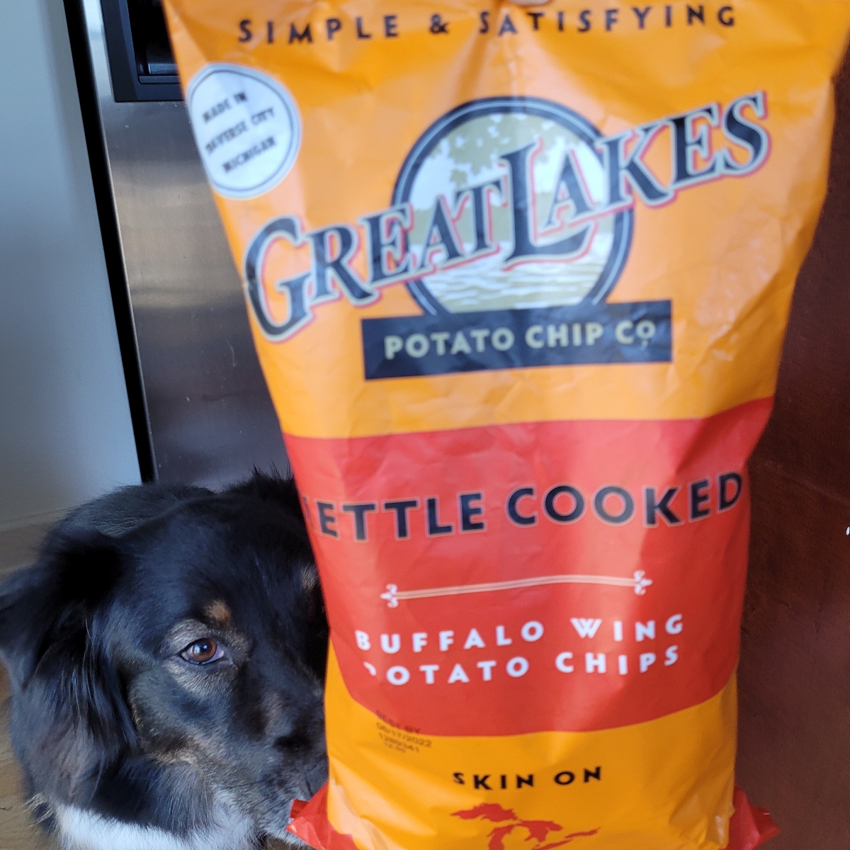 Kettle Cooked Buffalo Wing Potato Chips from Great Lakes Potato Chip Co ...