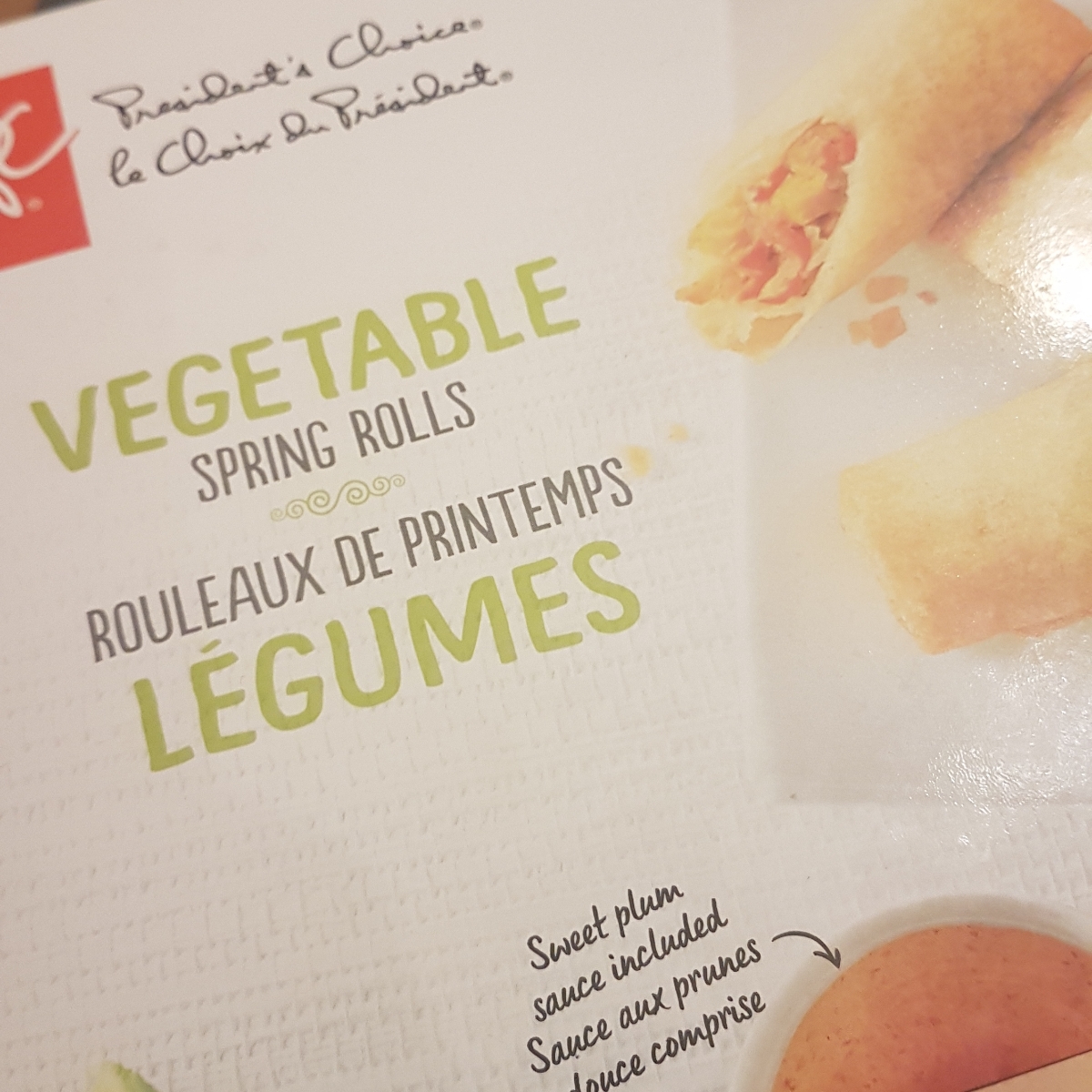 Vegetable Spring Rolls from President's Choice - Vegan Product Reviews ...
