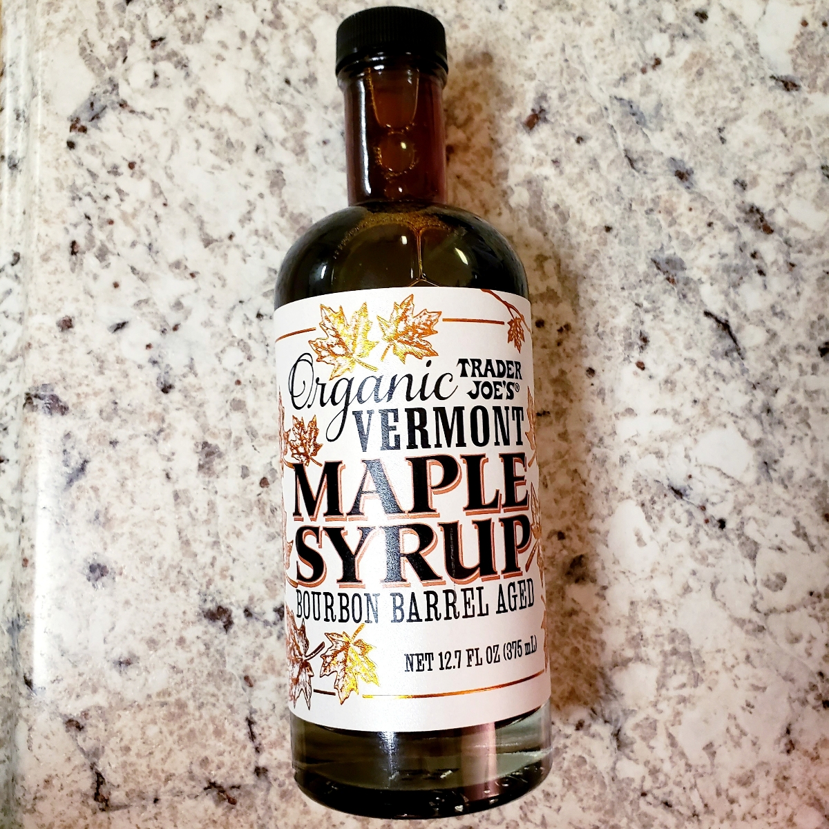 Organic Vermont maple syrup bourbon barrel aged from Trader Joe's ...