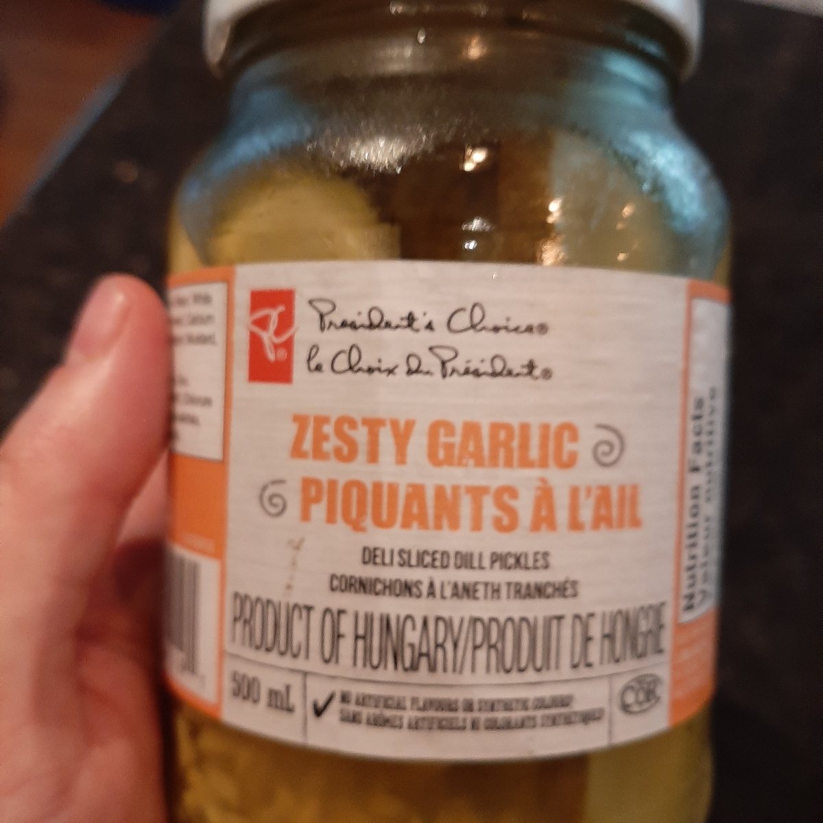 Zesty Garlic Pickle Slices from President's Choice - Vegan Product ...