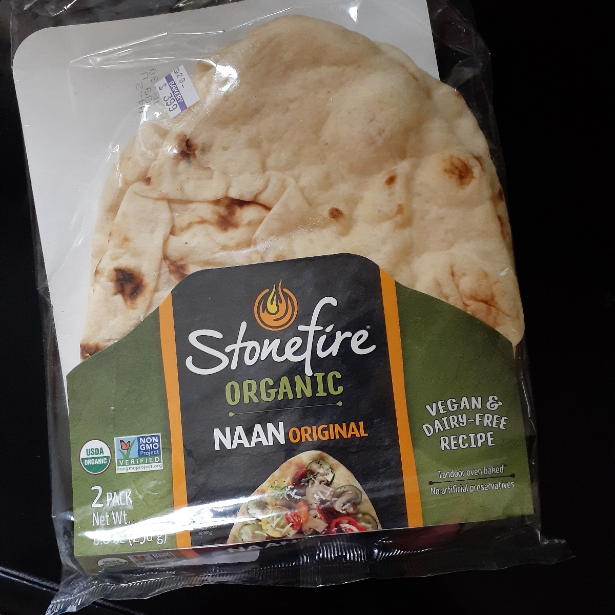 Organic Naan from Stonefire - Vegan Product Reviews & Ratings | abillion