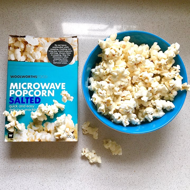 Woolworths Food Microwave Popcorn (Salted) Review | abillion