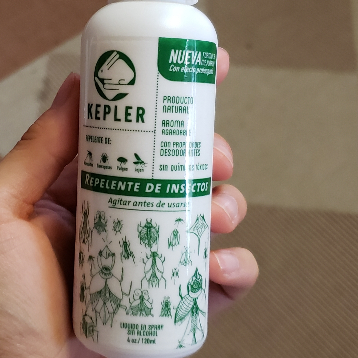 Spray repelente de insectos from Kepler - Vegan Product Reviews ...