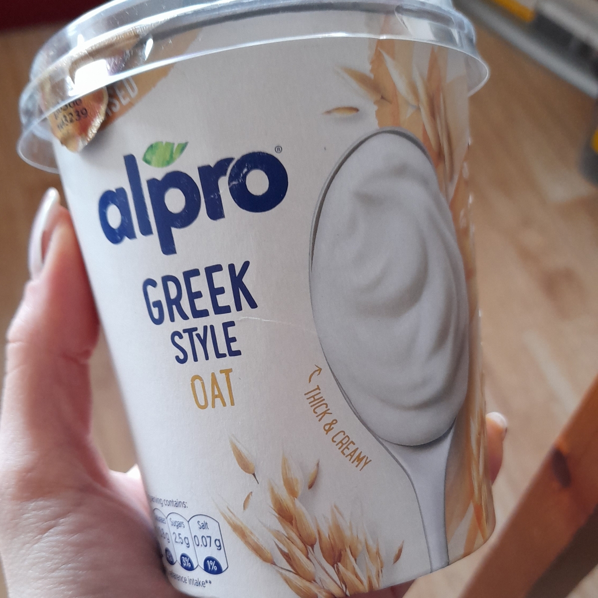 Greek style oat Yoghurt from Alpro - Vegan Product Reviews & Ratings ...