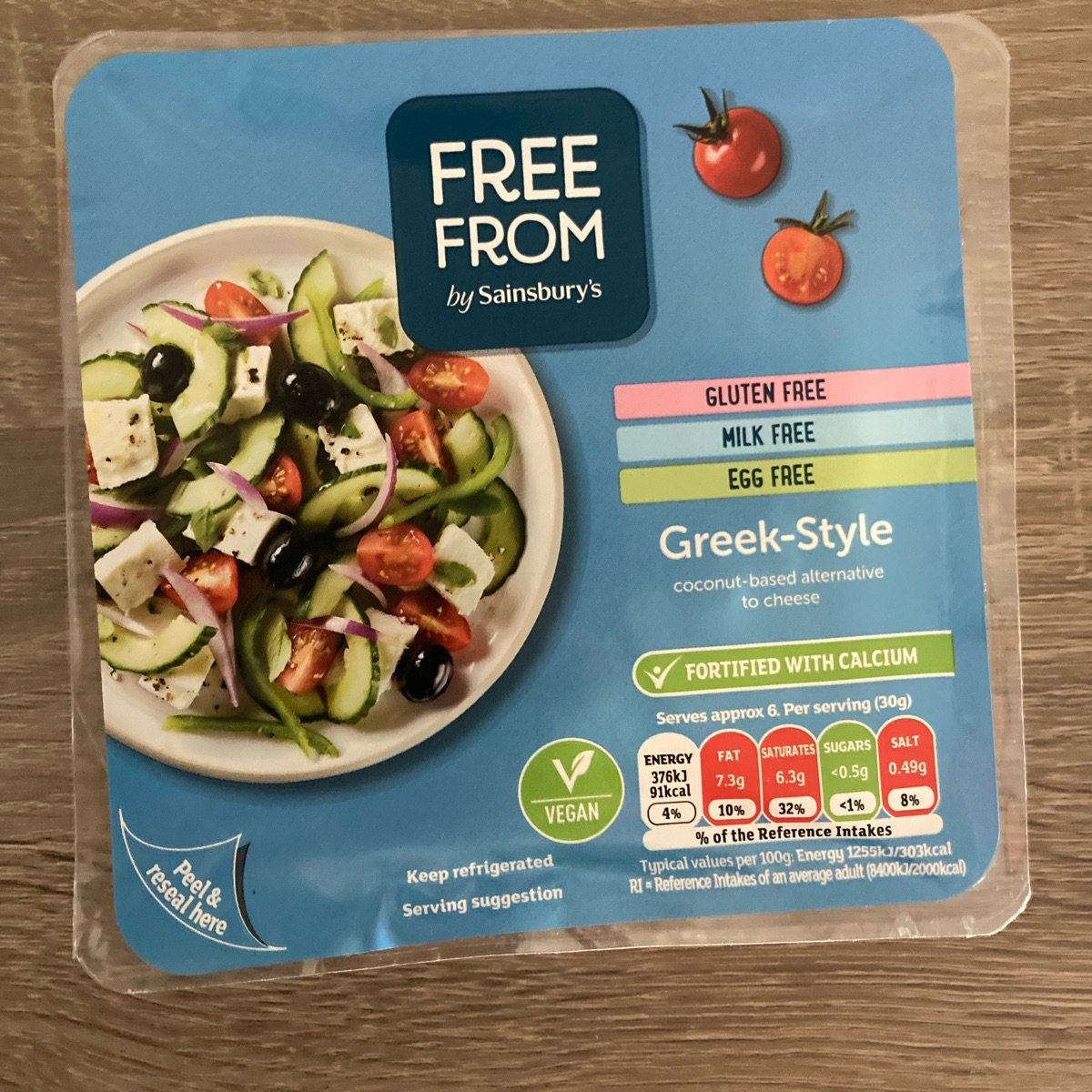 greek style cheese from Sainsbury’s Free From - Vegan Product Reviews ...