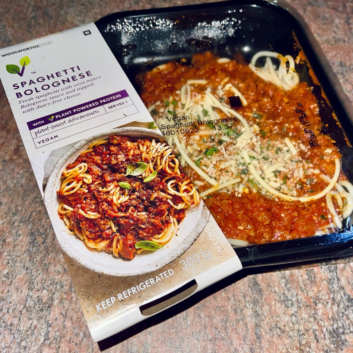 spaghetti bolognese from Woolworths Food - Vegan Product Reviews ...