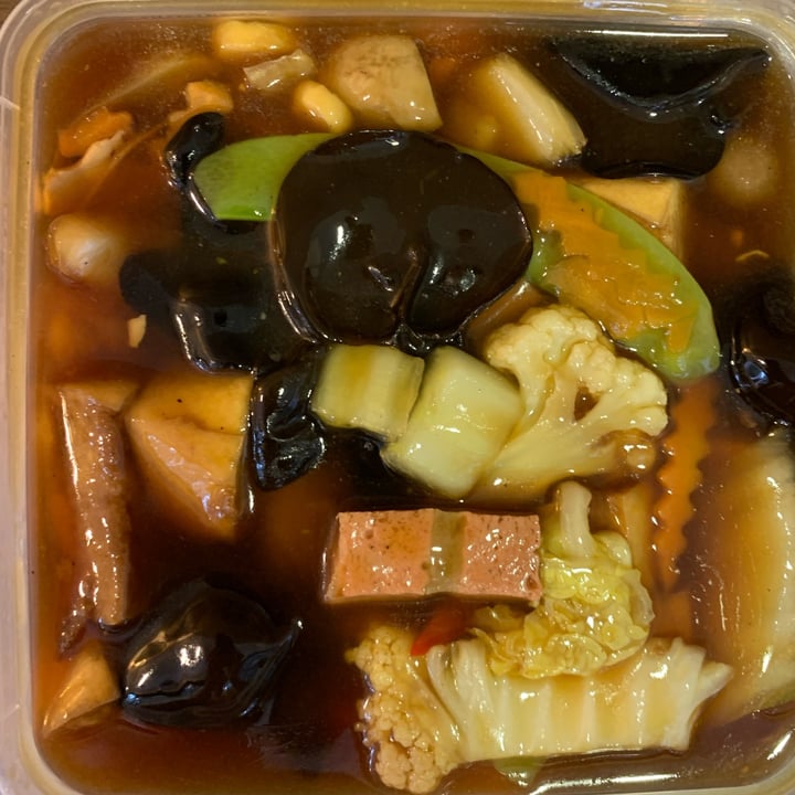 Nature Vegetarian Delights Hougang, Singapore Hong Siew Tofu Review ...