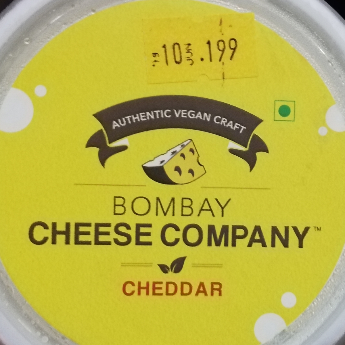 Cheddar cheese from Bombay cheese company - Vegan Product Reviews ...