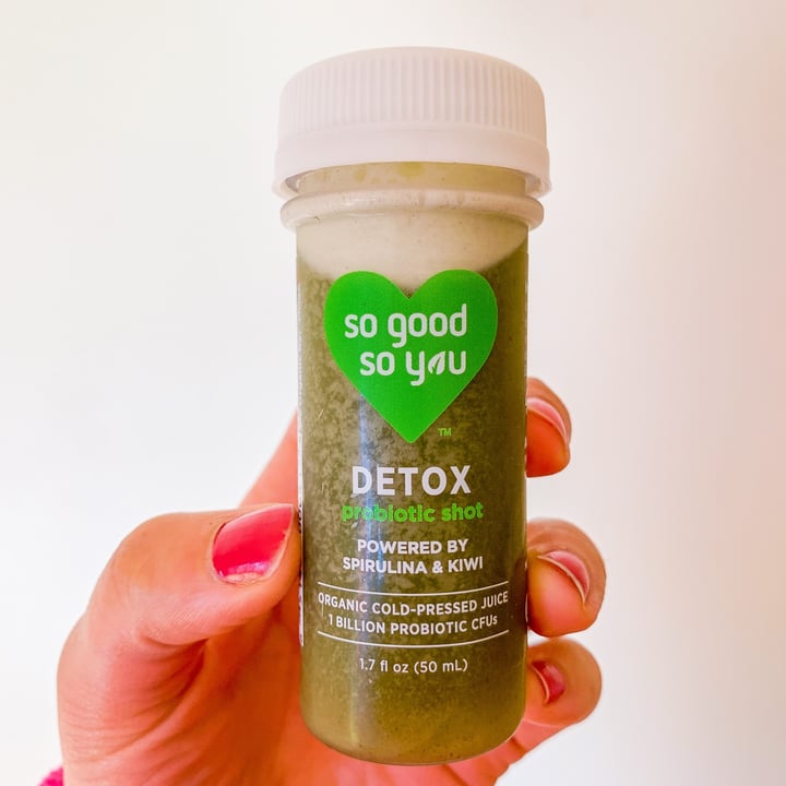 So Good So You Detox Probiotic Wellness Shot Review Abillion
