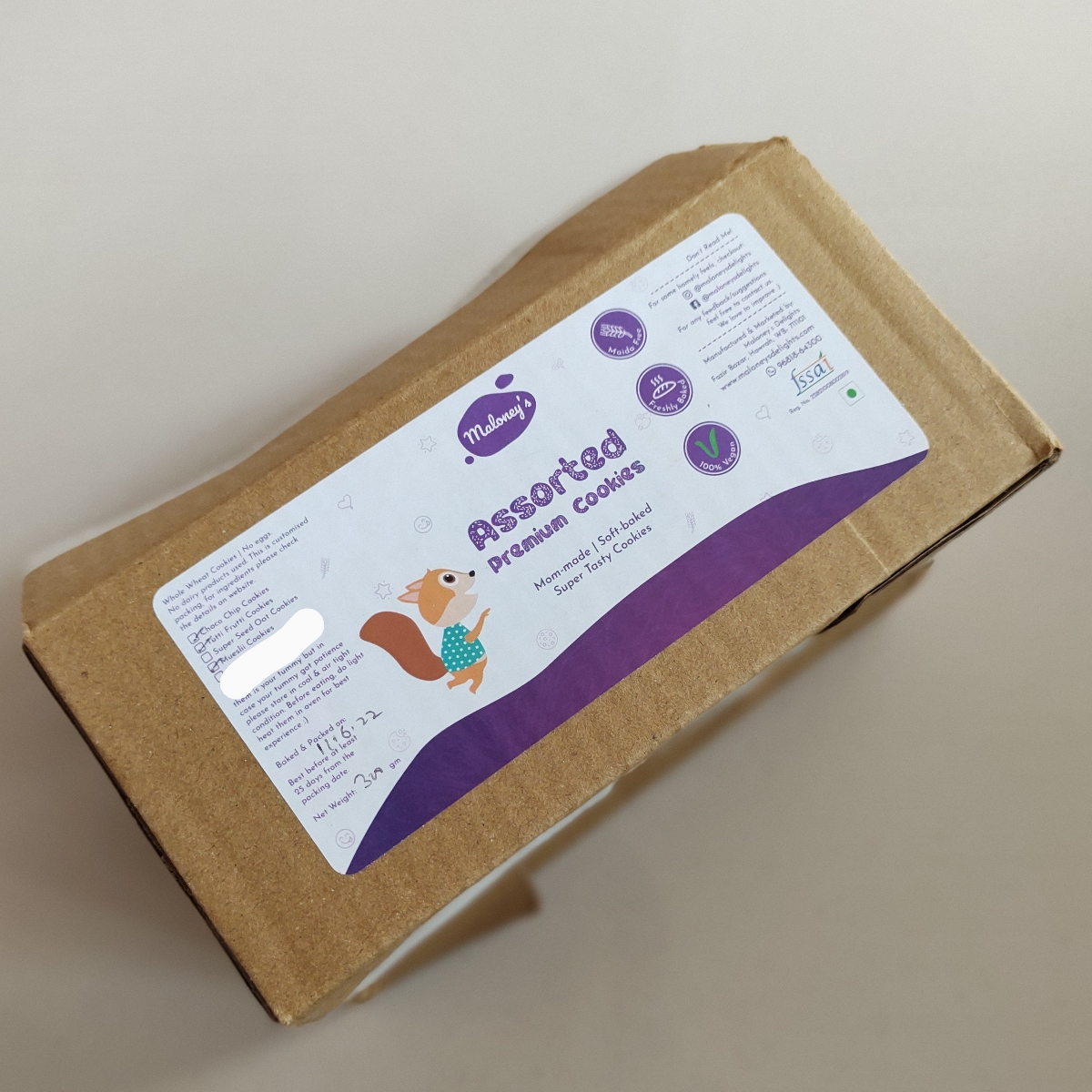 Assorted Premium Cookies from Maloney's - Vegan Product Reviews ...