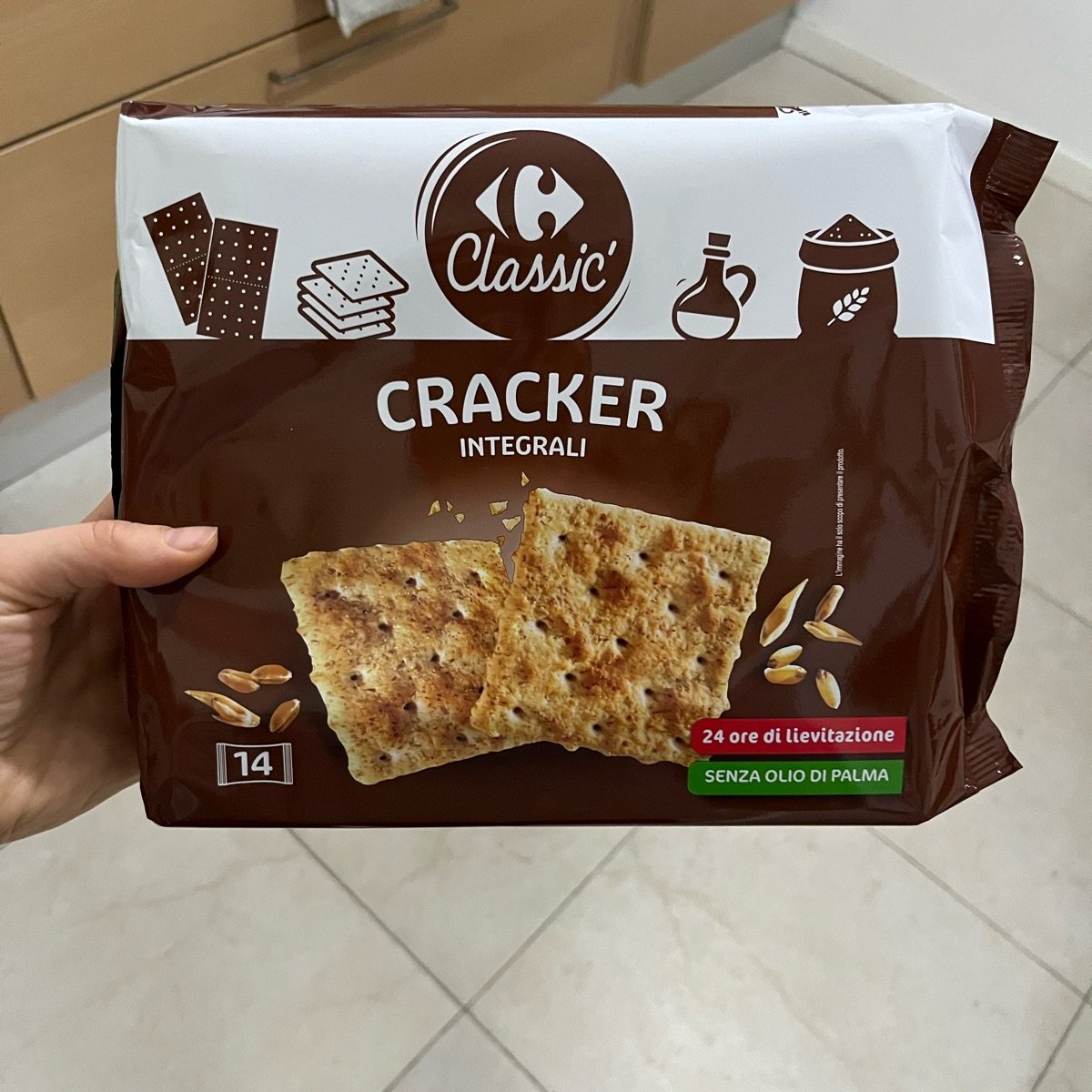 Cracker integrali from Carrefour Italia - Vegan Product Reviews ...