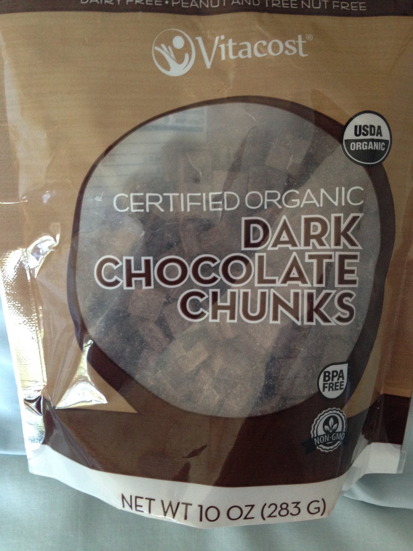 Organic dark chocolate chunks from Vitacost - Vegan Product Reviews ...